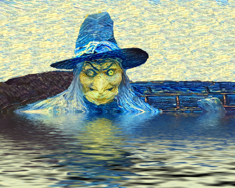 Halloween dp1: If suspected of being a witch they will float on water ...