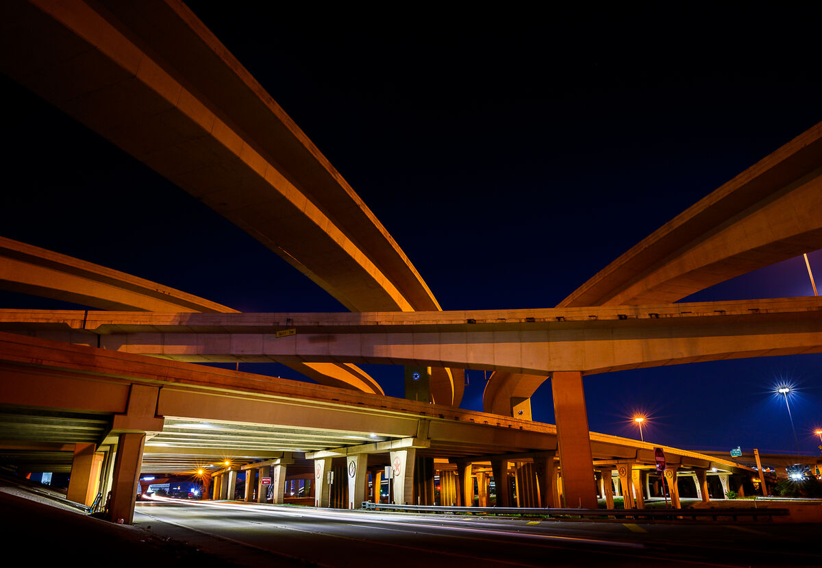 Dallas High Five interchange: 10 seconds at iso 100 f22...