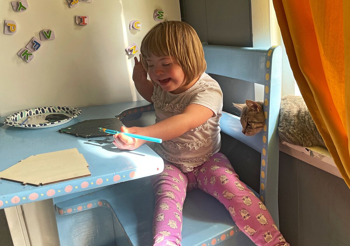 Nugget and Bane: Nugget and her new friend Bane, a "Rescue Kitty".