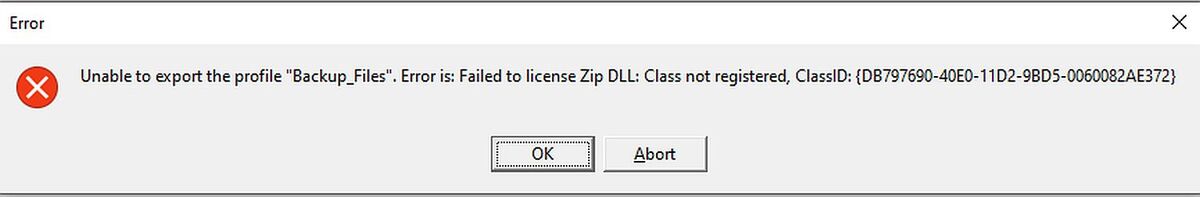 Backup Error: What do you suppose this means? It started appearing a ...