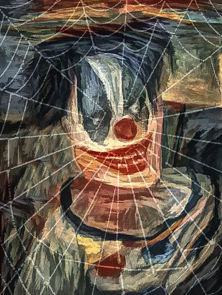 Happy Halloween 3: A redo of the scary clown. This time, I ran the ...