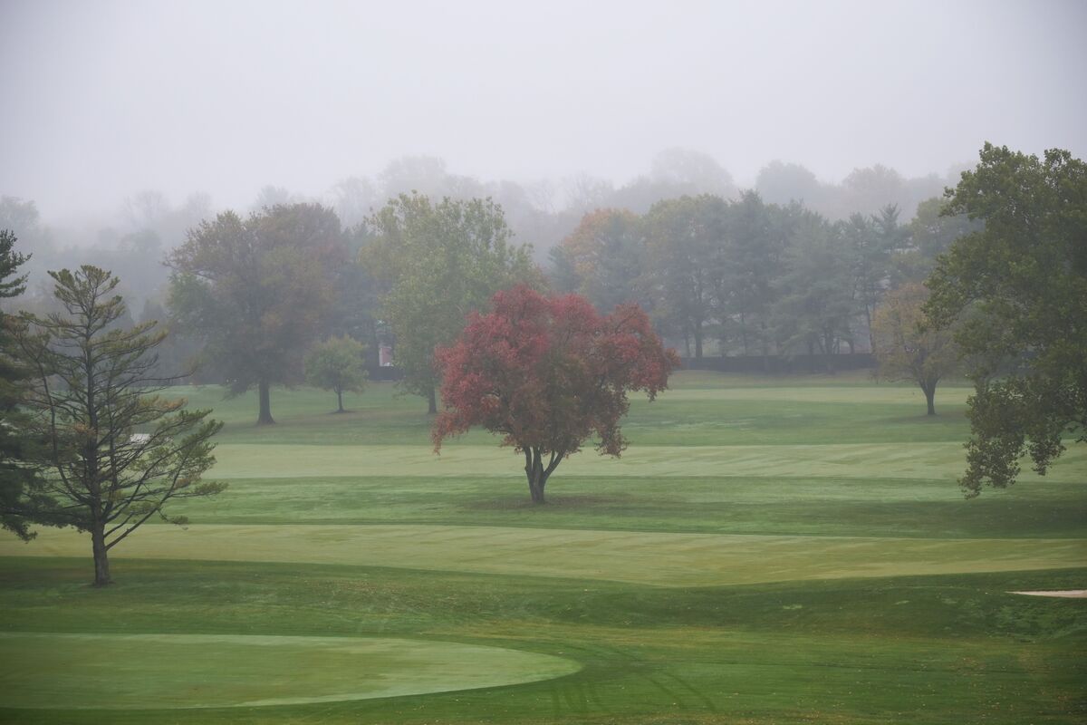 Autumn in NJ: This morning there was a beautiful ground fog on the golf ...