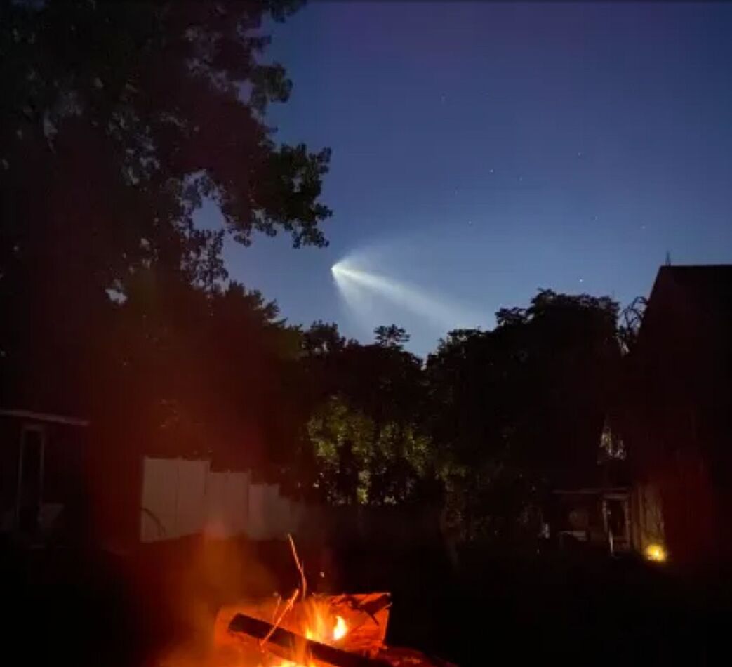 SpaceX Launch: People in this area, the Hudson Valley, saw the SpaceX ...
