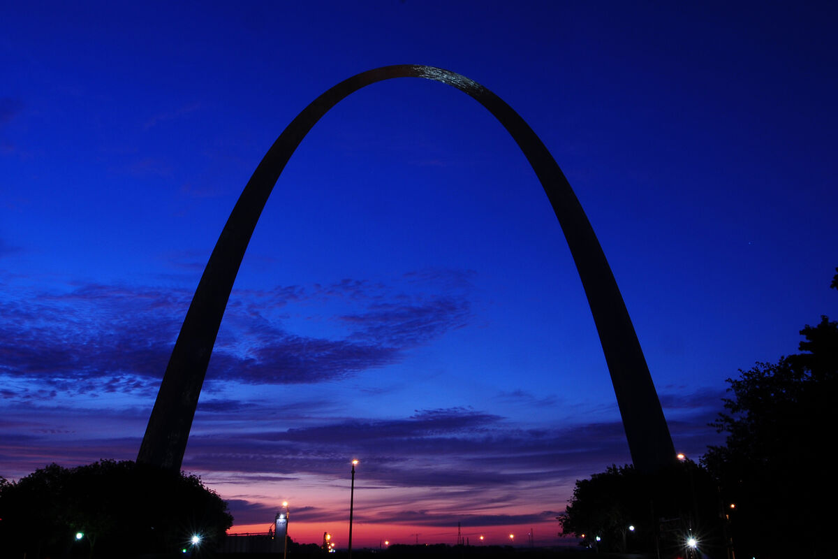 Night Shots Of Downtown St louis 