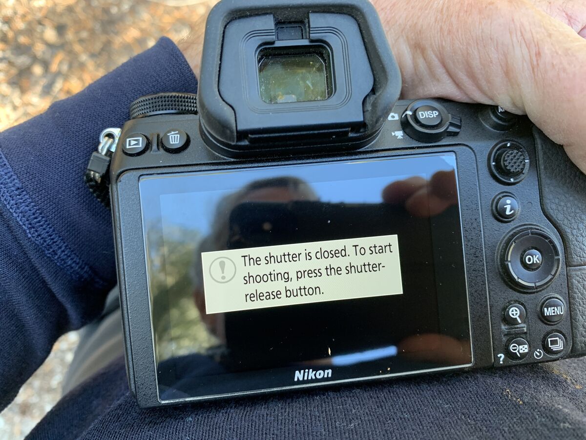 Question on Nikon Z7 Error Message: I was hiking yesterday, and when ...