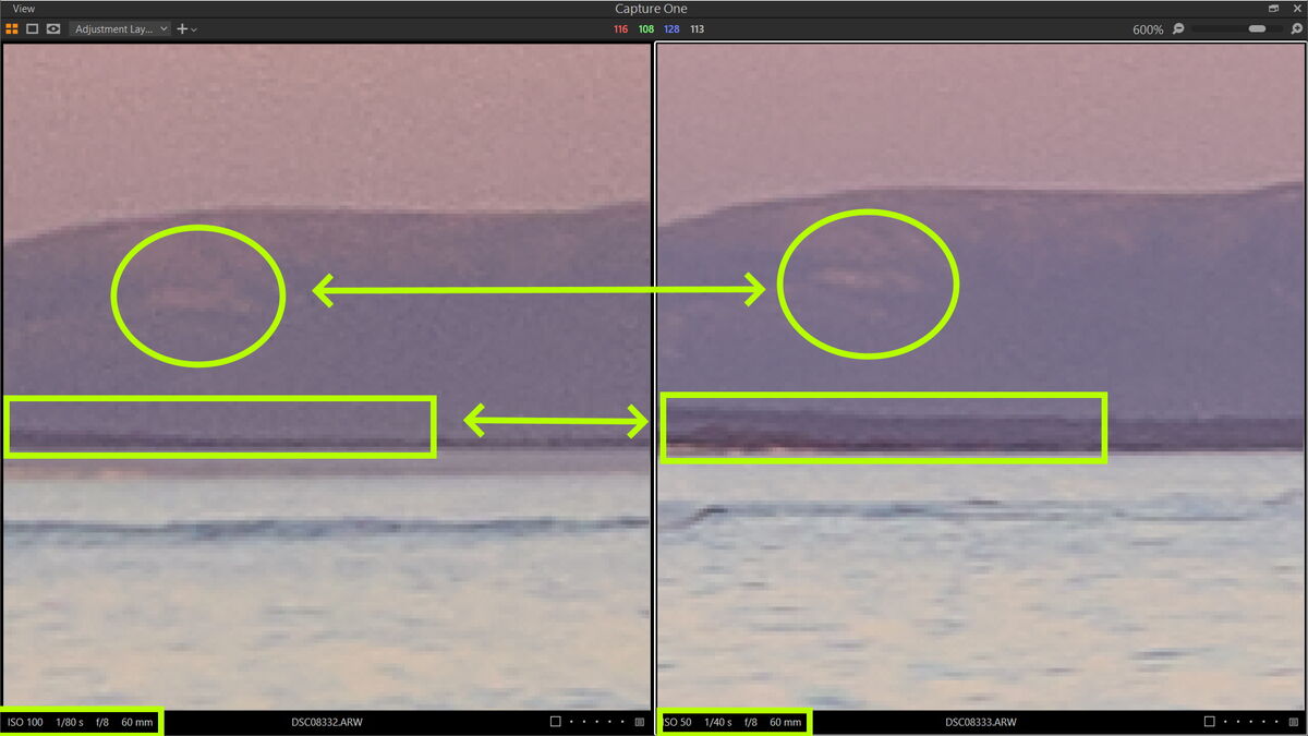 Below base ISO for low contrast situation: For some time I've looked ...