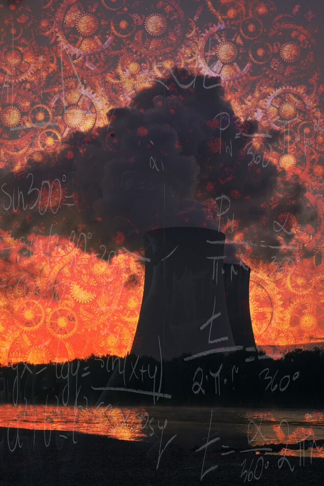 Nuclear Energy: The Nuclear Energy plant was the base photo for this ...