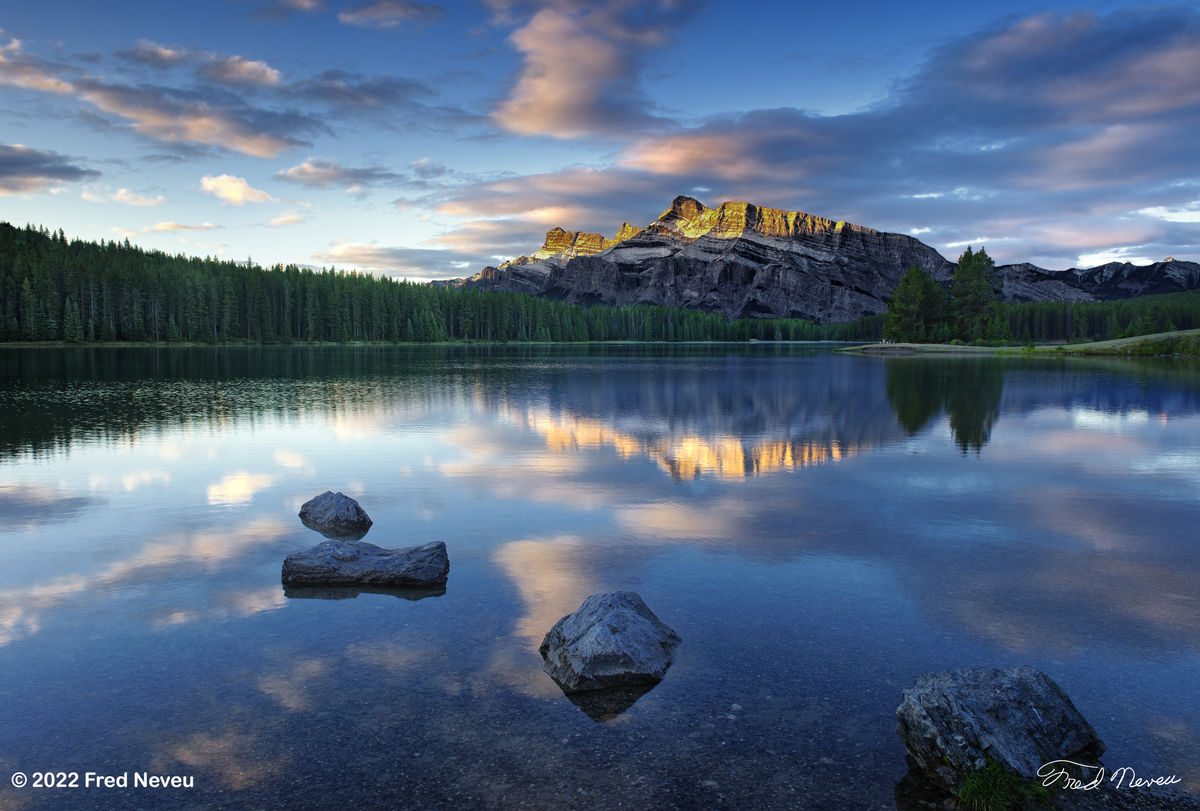 Mt. Rundle Sunrise: This is another early morning photo. This time it ...