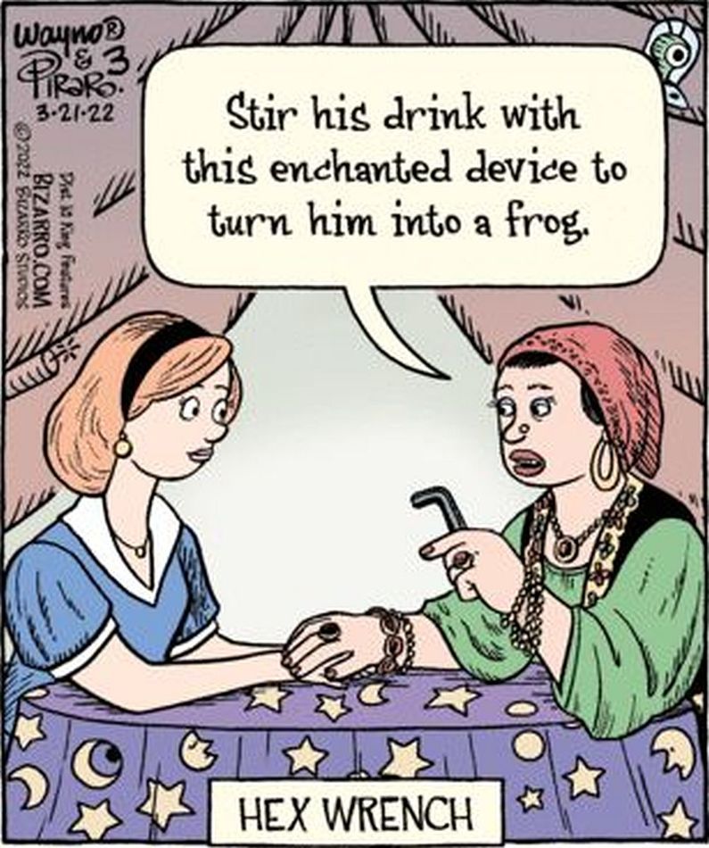 Some Humor: 1. Continuing Education 2. TV Subscriptions 3. "Hex" wrench...