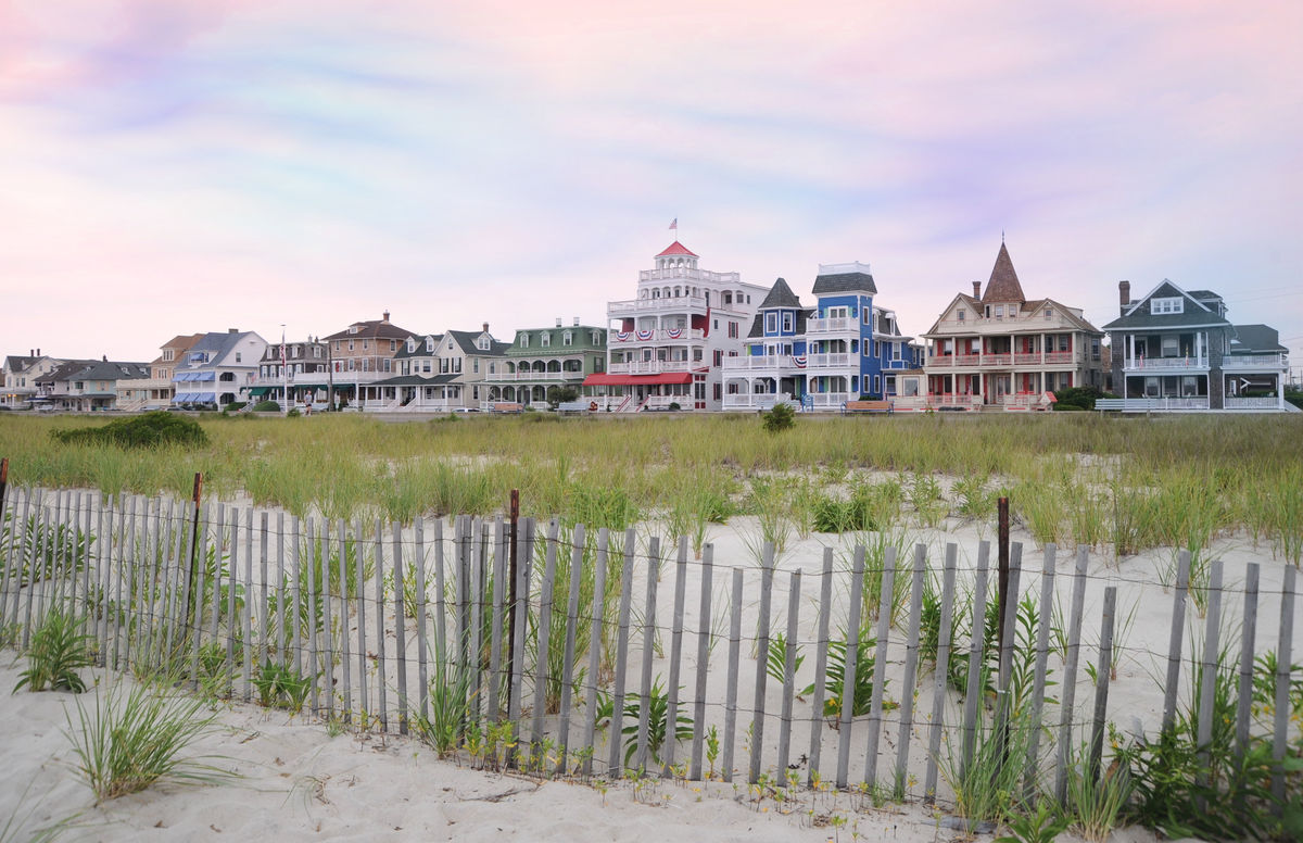 Victorian Homes along the Beach: Cape May, NJ...