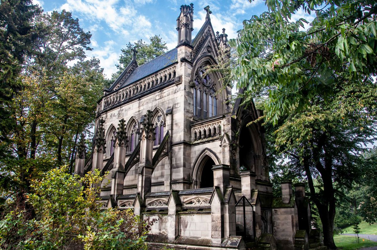 Spring Grove Cemetery: This is an old mausoleum that resides within ...