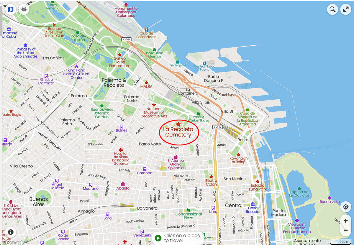 South America: Buenos Aires, Argentina - Recoleta Cemetery: On our last day in Buenos Aires we ...