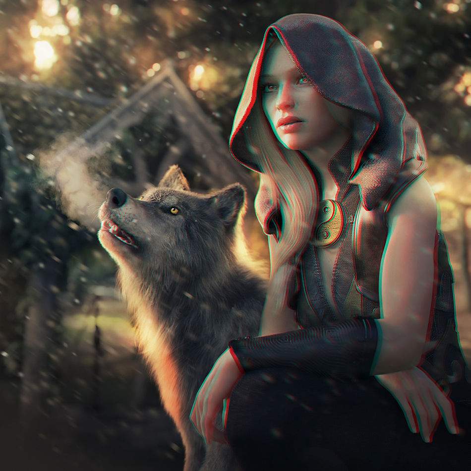 3D - Fantasy: You will need a pair of anaglyph glasses to view in 3D ...