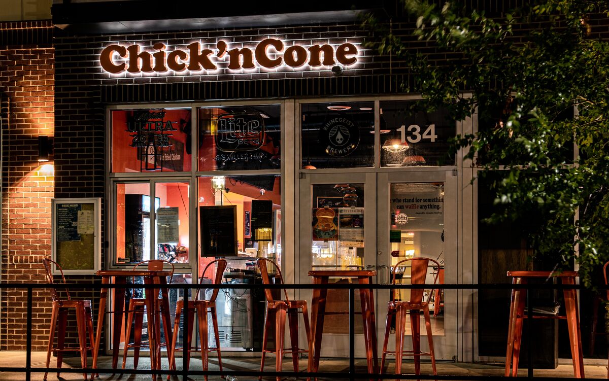Chick'n Cone: Going to have to try this place sometime.
