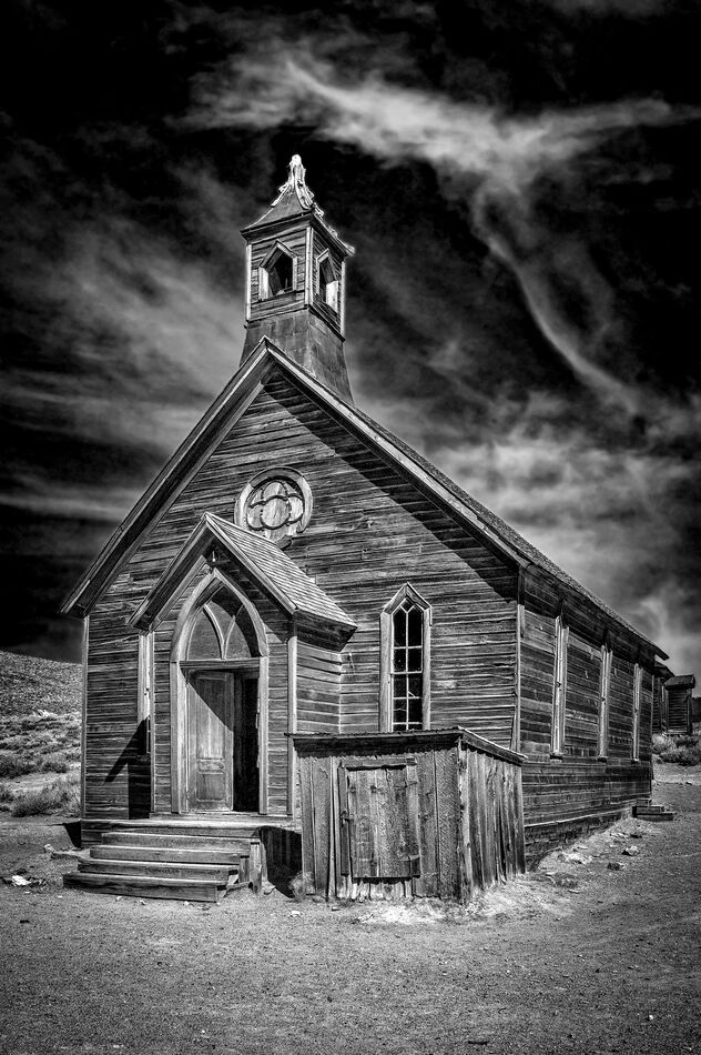 Bodie Church: This image was made several years ago while visiting the ...