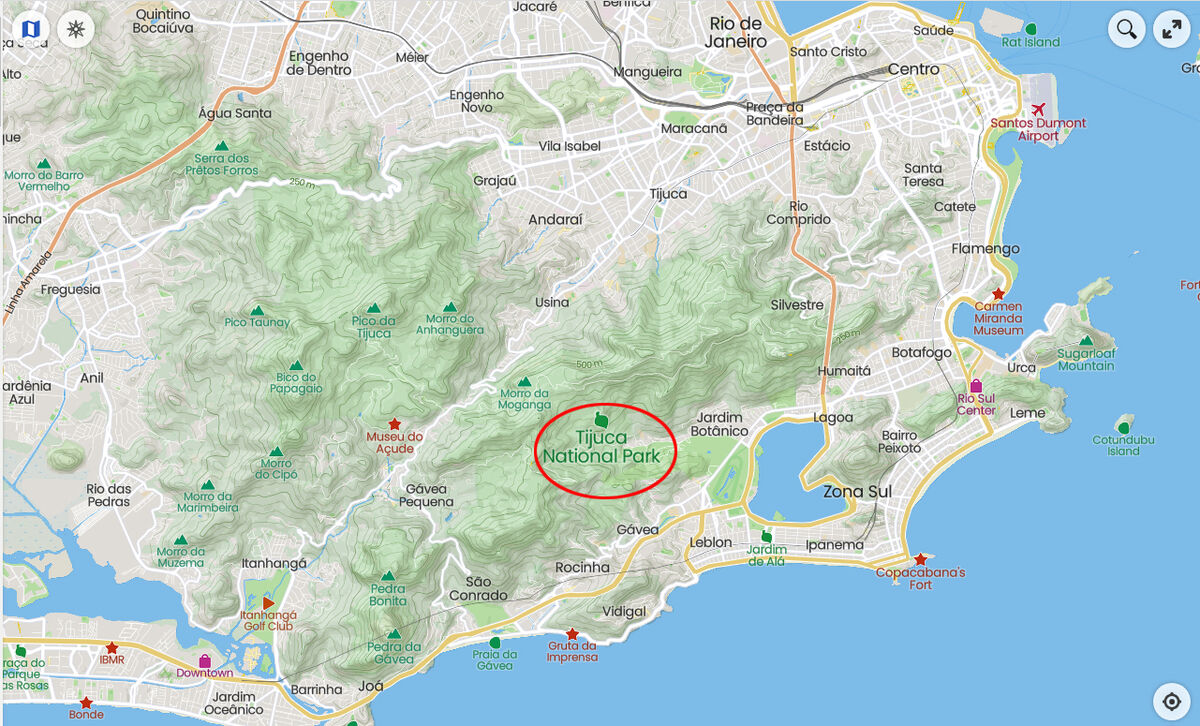 South America: Rio De Jainero Brazil - The Tijuca National Park: After ...