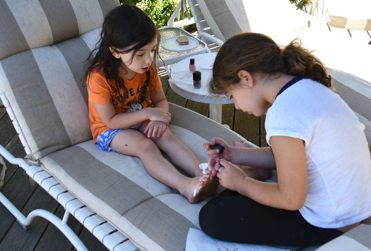 My Granddaughter's First Pedicure: I recently completed a photobook of ...
