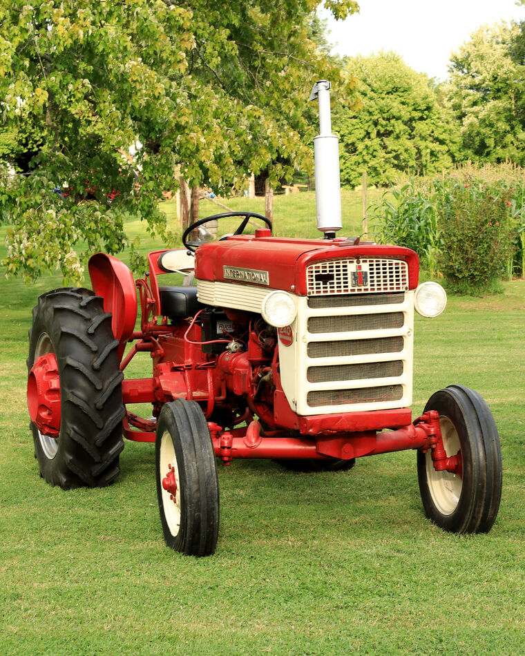 Tractor Heaven: Went to the barn the other day to take care of our ...