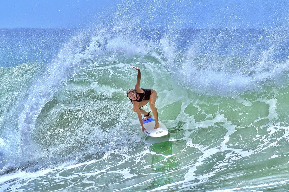 Ballerina Surfer: We call this girl “The Ballerina Surfer” .. she is so ...