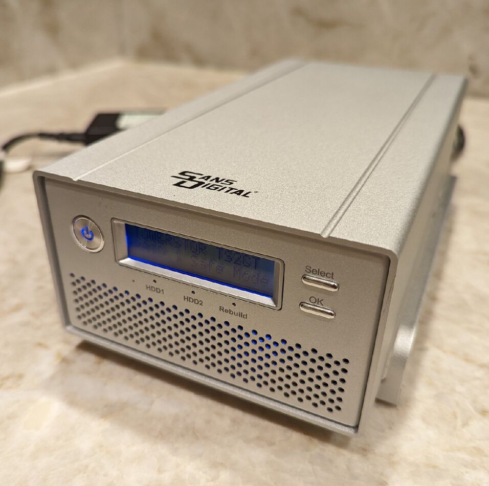 SOLD: 2TB RAID backup units: one with drives & one enclosure only ...