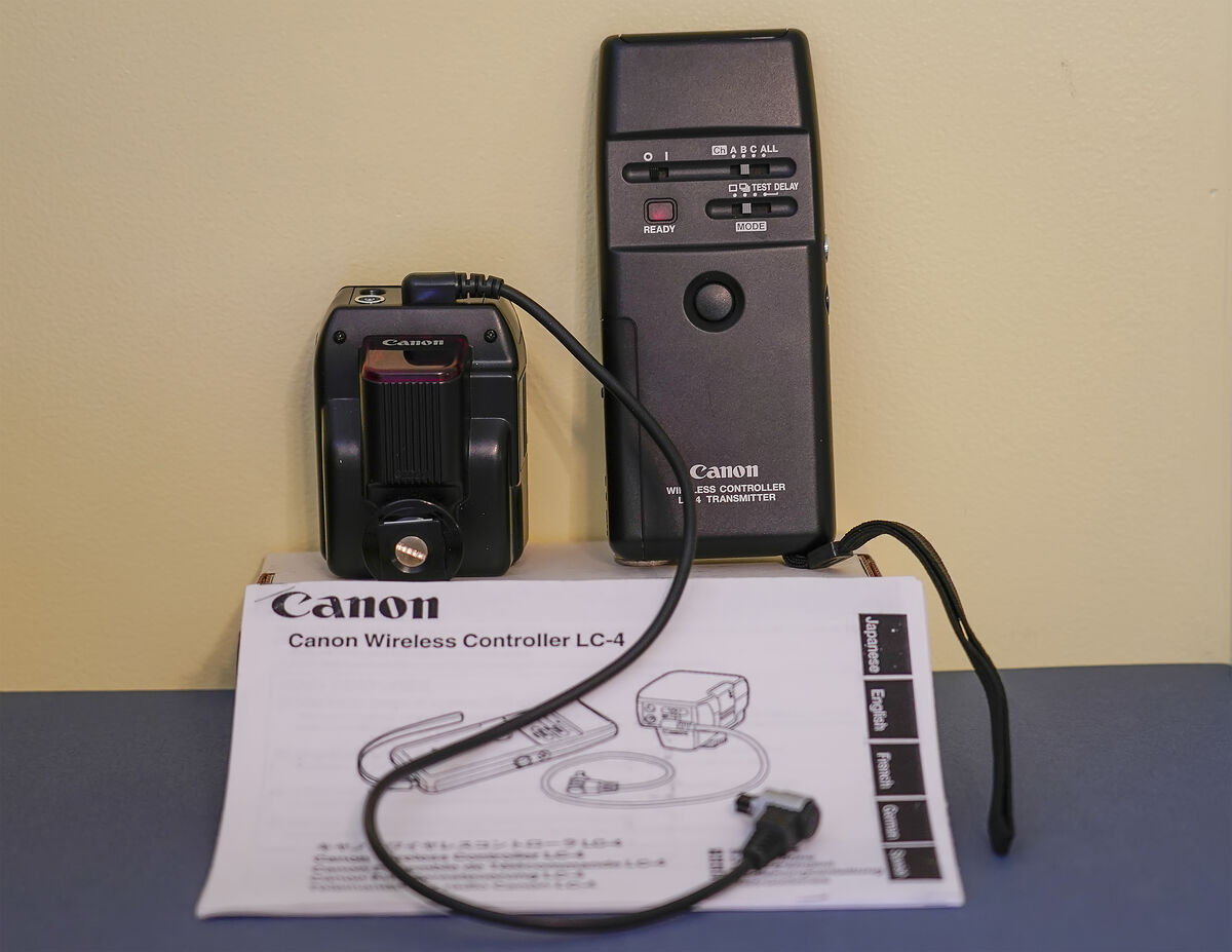 SOLD. CANON Wireless Controller LC-4: Included is the Canon EOS LC-4 ...