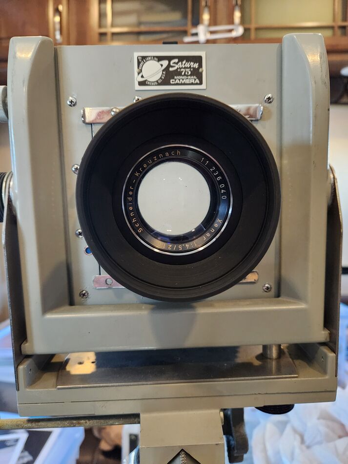 Update on Saturn 75 4x5 view camera: Mostly new pics. It even came with ...