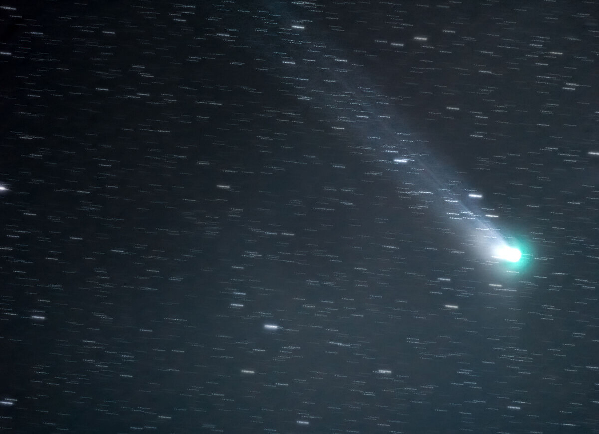 Comet C/2022 E3 (ZTF): Stayed up until 4:00am to capture the newest ...