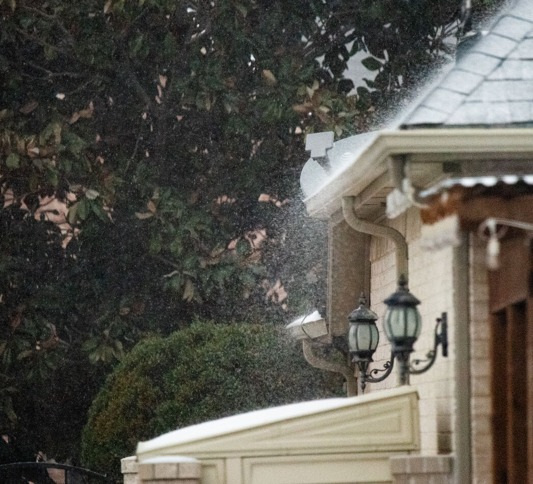 Sleet Storm: Taken during the worst part of the sleet storm today. At ...