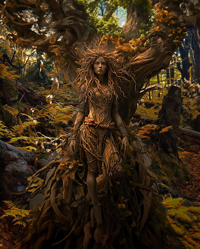 Fall Colors: AI Alert Hamadryads are from Greek mythology. Each is ...