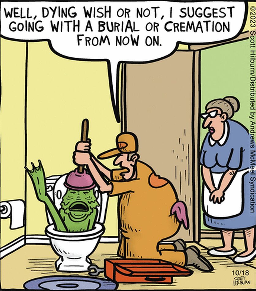 Dead Frog - Cartoon: When I was a kid we had tropical fish, and we used ...