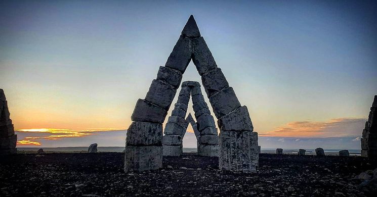 The Arctic Henge Raufarhöfn, Iceland: https://www.atlasobscura.com ...