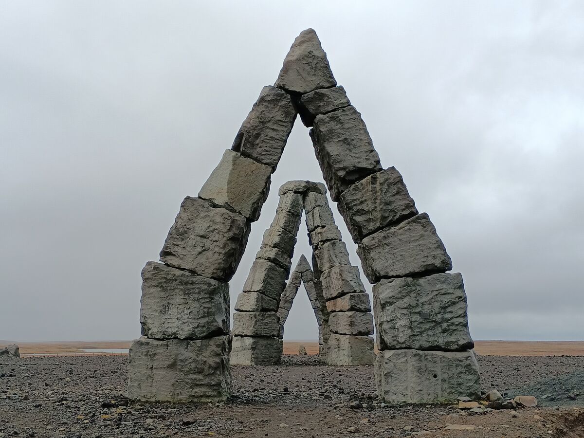The Arctic Henge Raufarhöfn, Iceland: https://www.atlasobscura.com ...