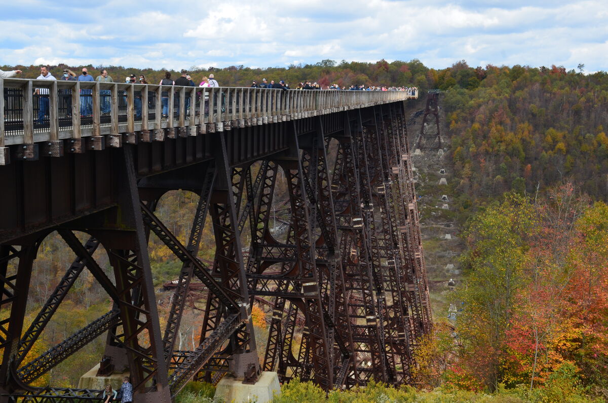 Kinzu Viaduct: The 339-acre Kinzua Bridge State Park, located in McKean ...