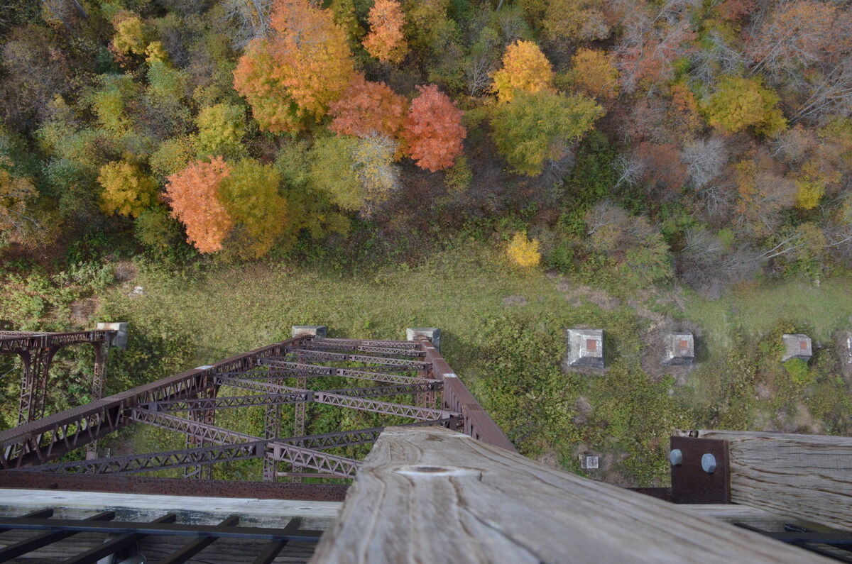 Kinzu Viaduct: The 339-acre Kinzua Bridge State Park, located in McKean ...