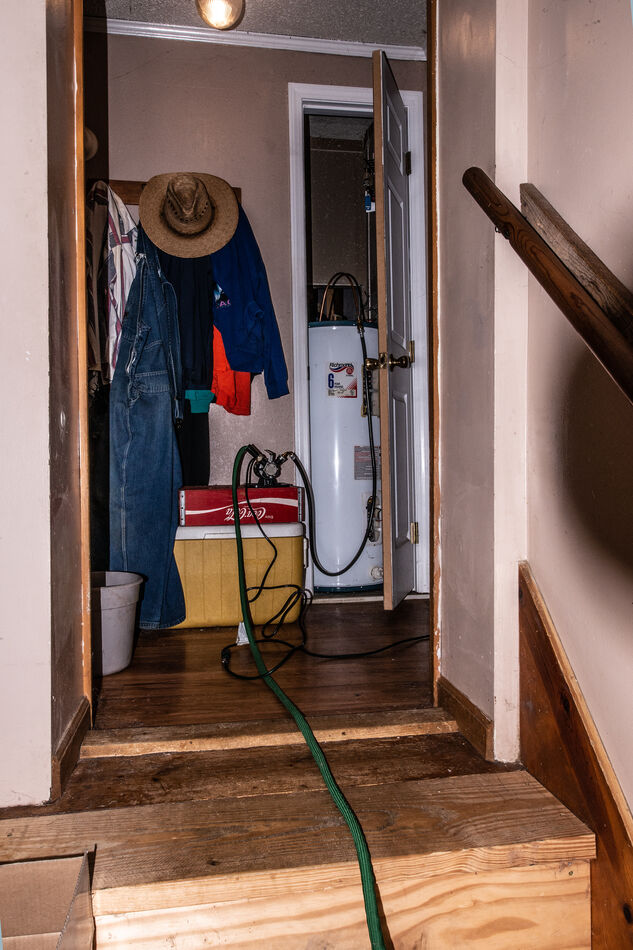 How to get a full 40gal - 20" dia. water heater: out of a closet with a ...