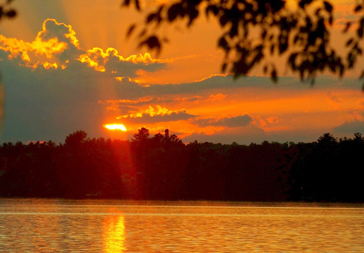 Sunsets.... from the patio: The best part of living on the East side of ...