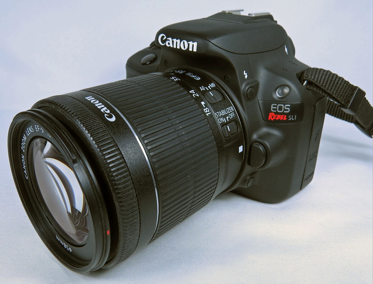 Canon EOS Rebel SL1 18 Megapixel Camera with 18-55mm Lens Sold ...