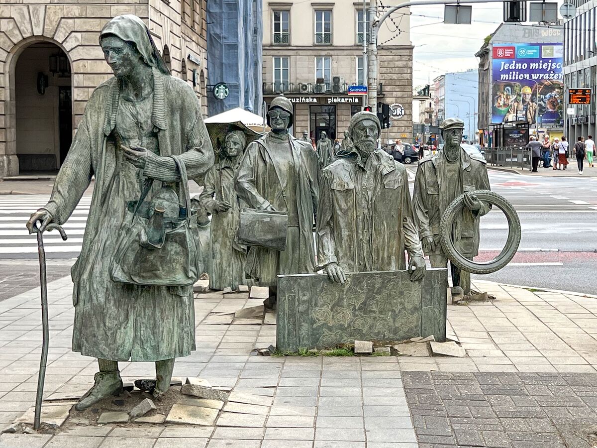 Commemorative Statues In Wroclaw, Poland: Taken on the streets of ...