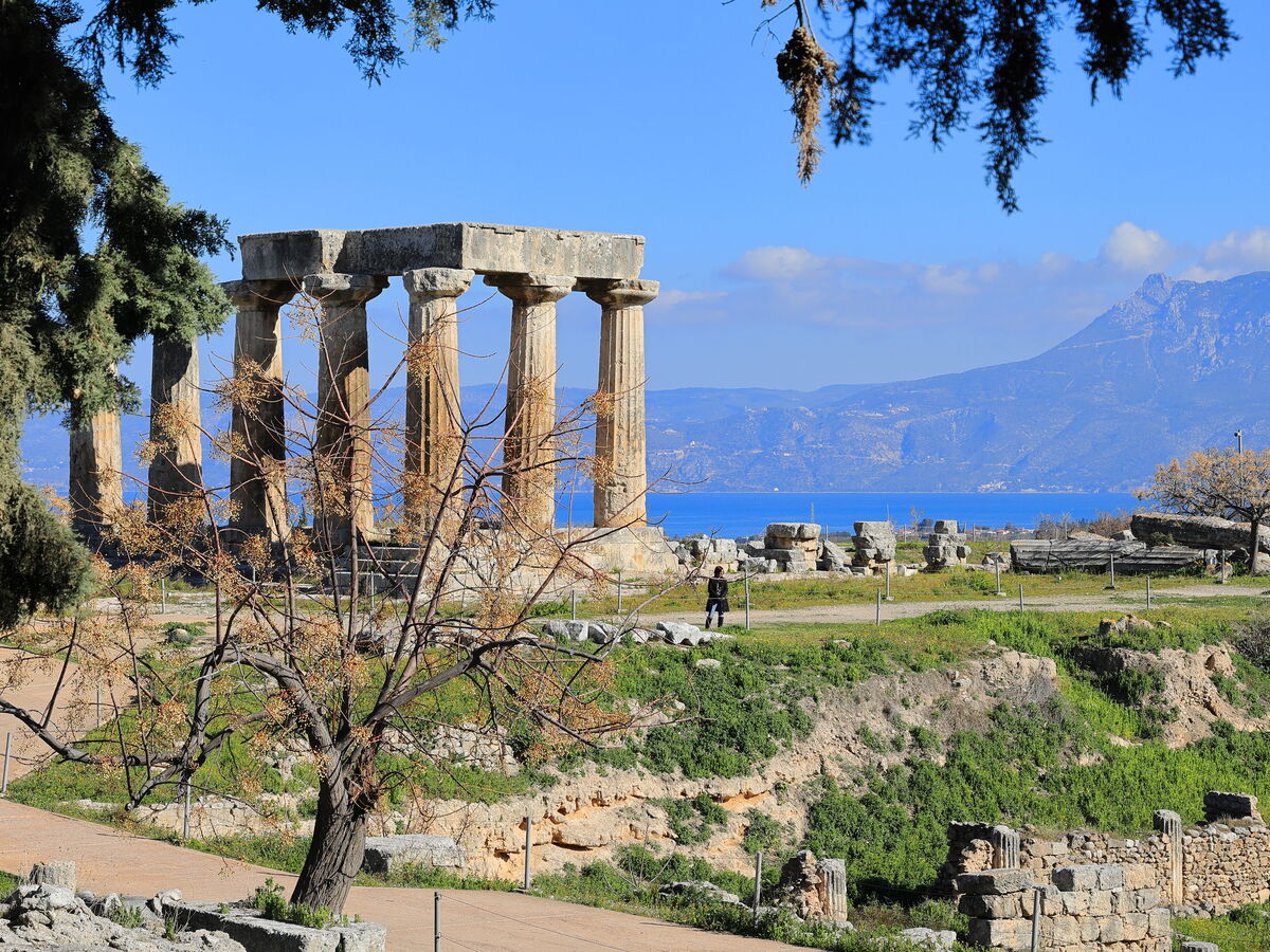 Temple of Apollo Corinth Greece: Temple of Apollo Corinth Greece...