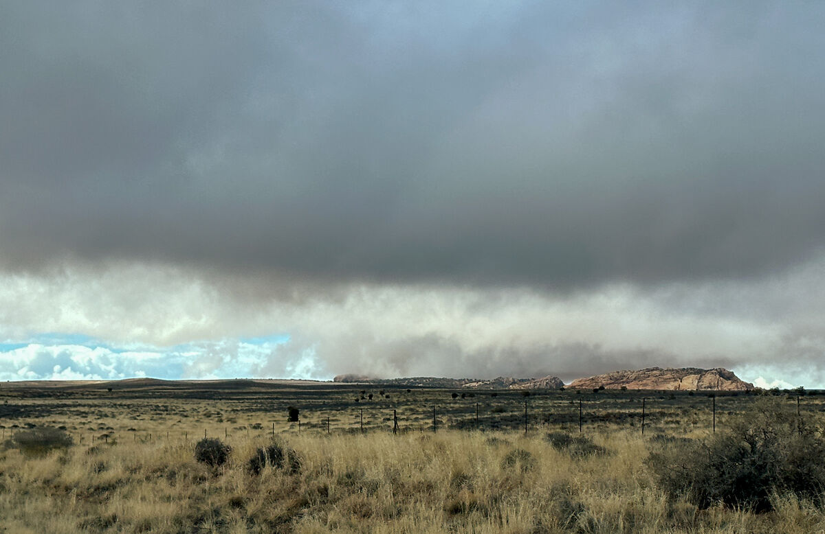 Cloud burst: After leaving Bryce and resuming our drive south toward ...