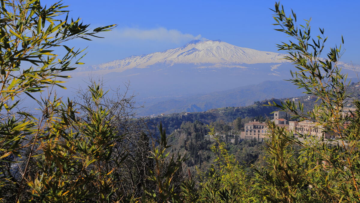Mt. Edna from A far Sicily Italy .JPG: Mt. Edna from A far Sicily Italy ...