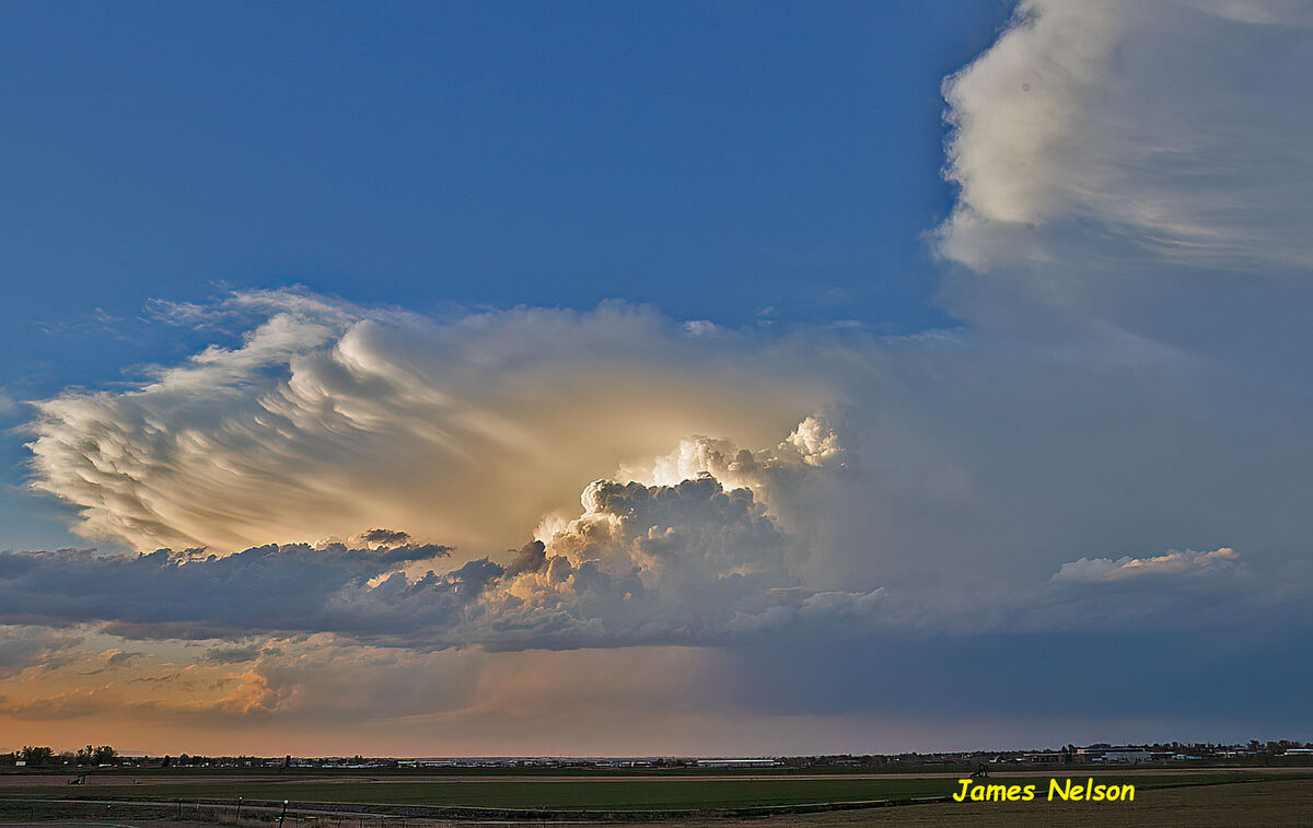 Big Thunderstorm Over Weld County: Tonight as I got off work I saw a ...
