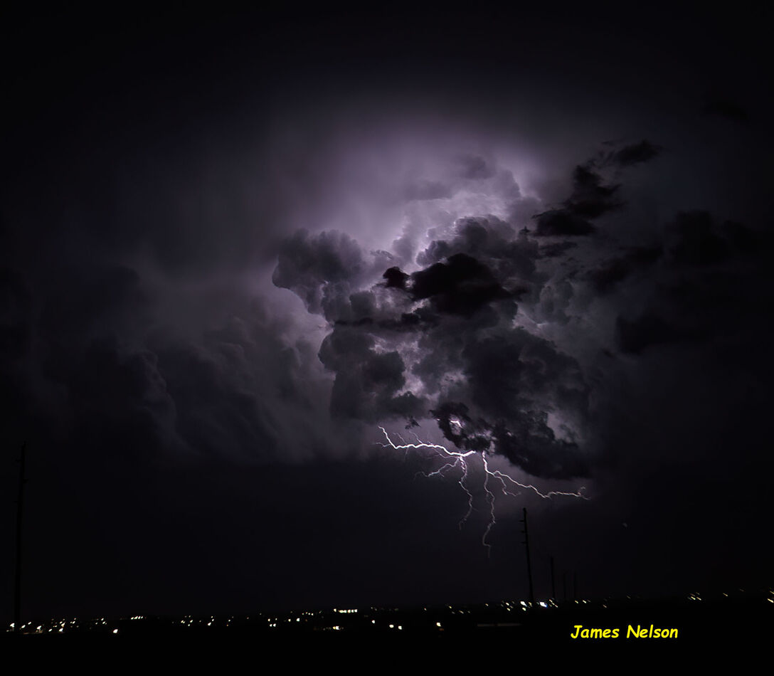 Big Thunderstorm Over Weld County: Tonight as I got off work I saw a ...