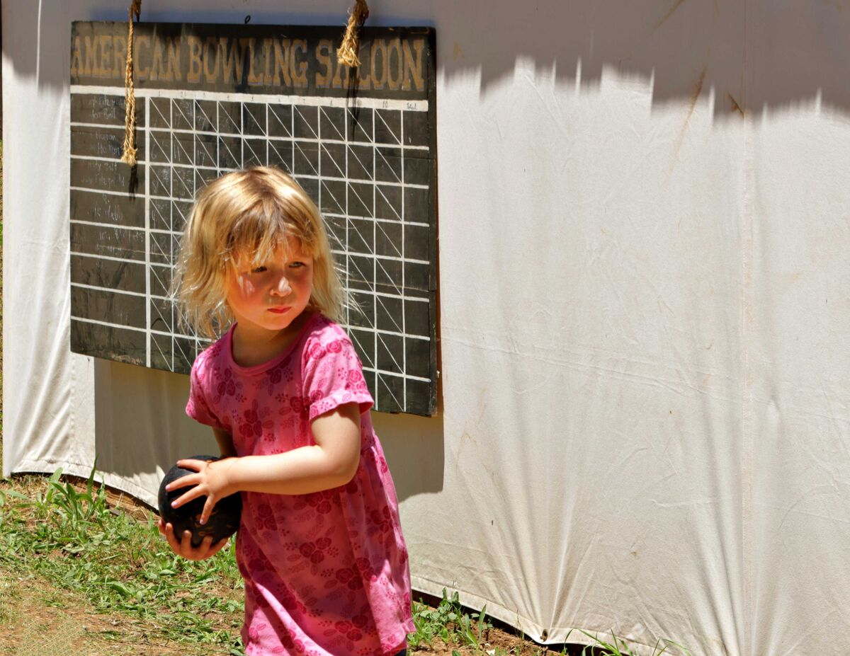 Gold Rush Kids: Kids were having a ball at Gold Rush Days in Columbia SHP.