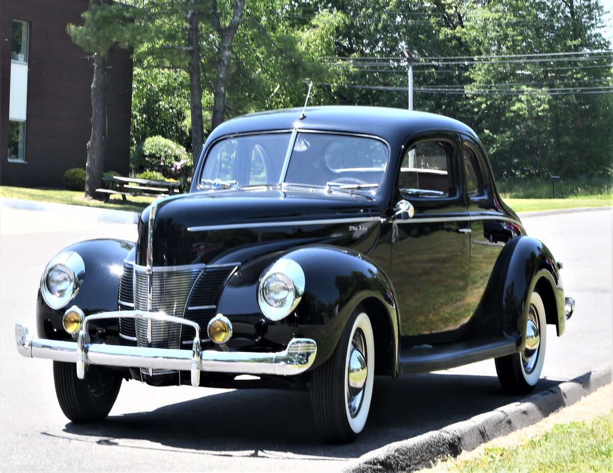 40 Ford Deluxe: This baby has been painstakingly restored.