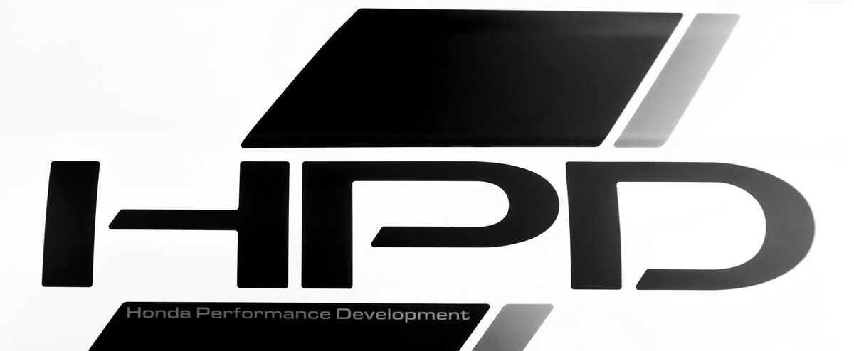 HPD: Honda Performance Development I shot this logo on the side of a ...