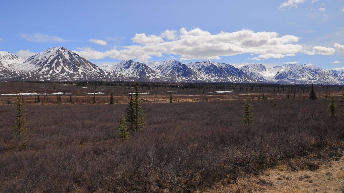The Alaskan Mountain Range AK: The Alaskan Mountain Range AK...