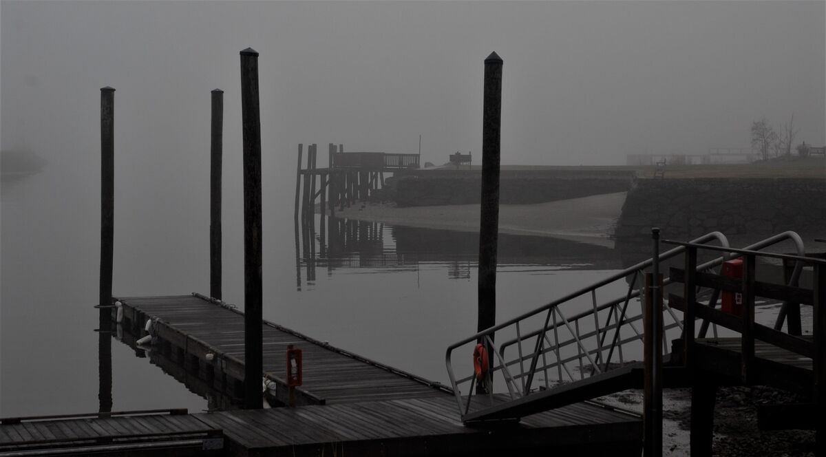 Eerie dock: Where have all the boats gone?