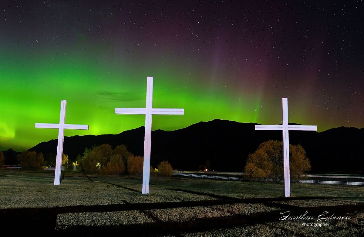Three Crosses: The one thing we are so blessed with here in NW Montana ...