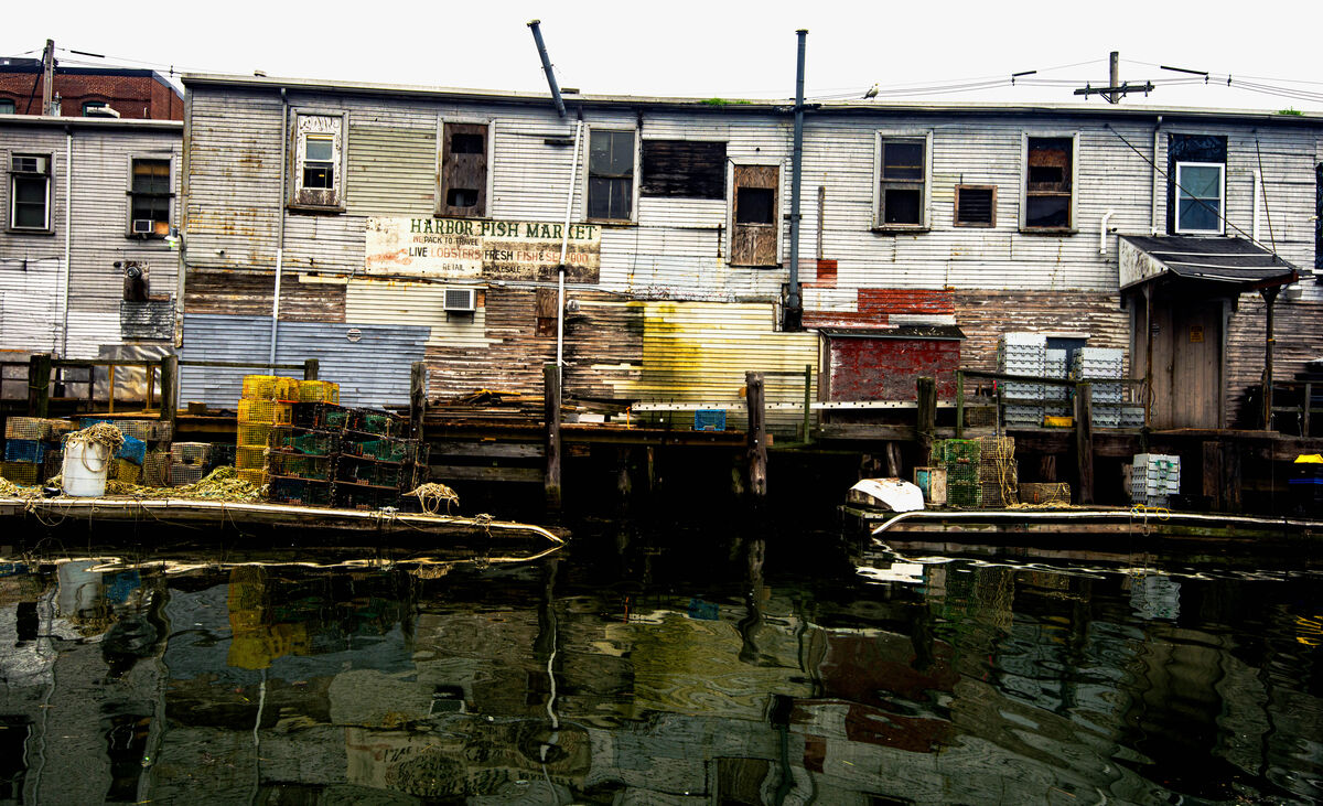 Portland Maine Harbor: I took this shot at a fishing dock in Portland ...